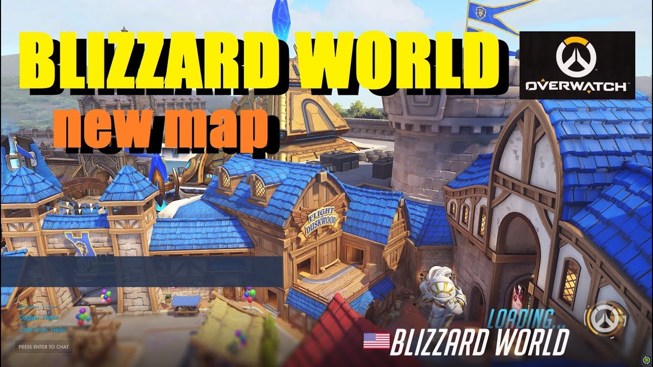 Blizzard World Overwatch new map - YouTube