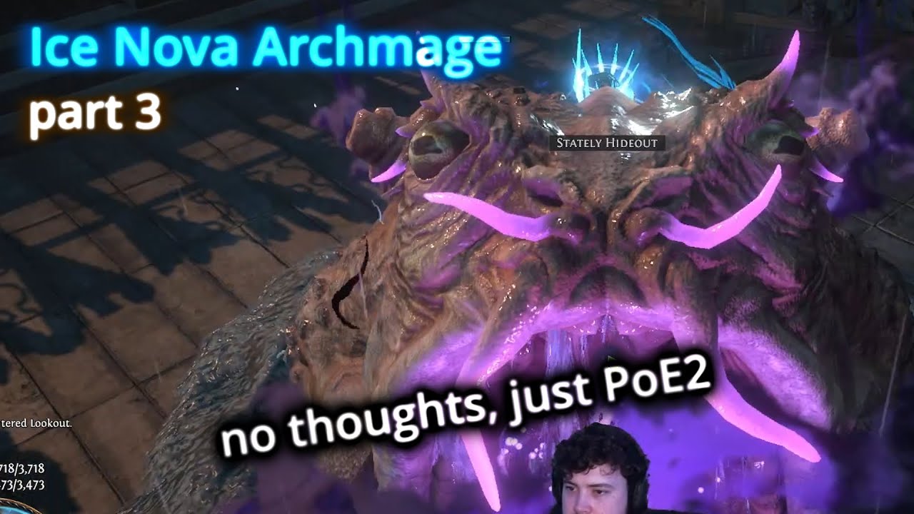 constant thoughts of poe2, also big bosses (PoE 3.25+) Ice Nova ...