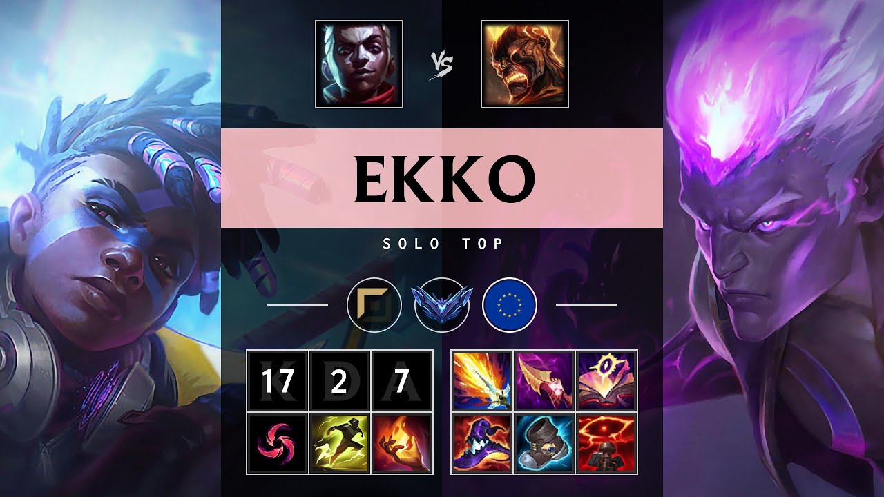 Ekko Top vs Brand - EUW Diamond Patch 25.11 - YouTube