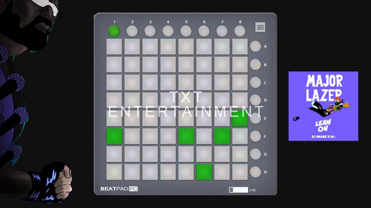 MAJOR LAZER ft MØ - Lean On (BeatPad PC) By TXT - YouTube