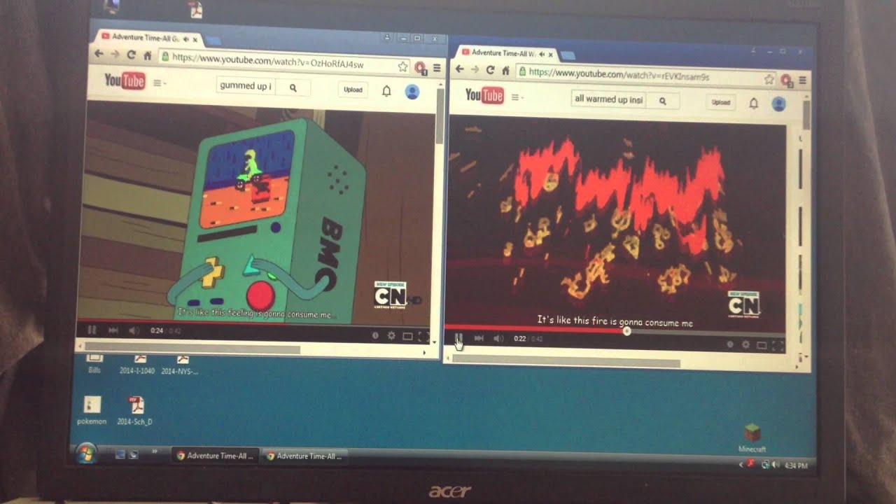 Adventure Time "Incendium" Finn and Jake Duet - YouTube