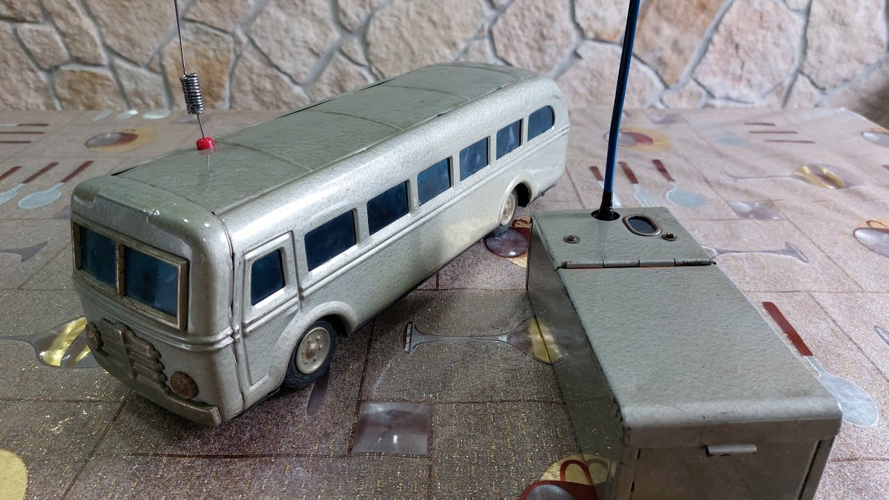 Vintage toy RADICON BUS with remote control Japan 1955 by Masudaya ...