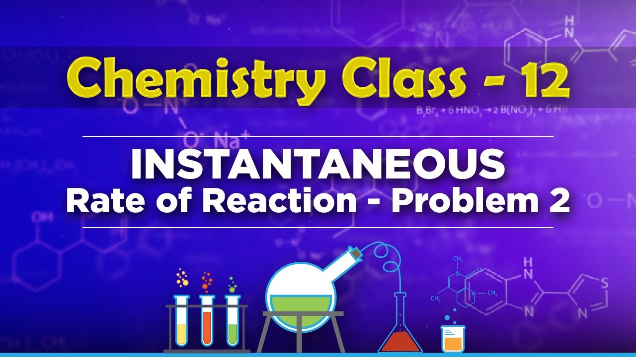 Instantaneous Rate of Reaction Problem 2 - Chemical Kinetics ...