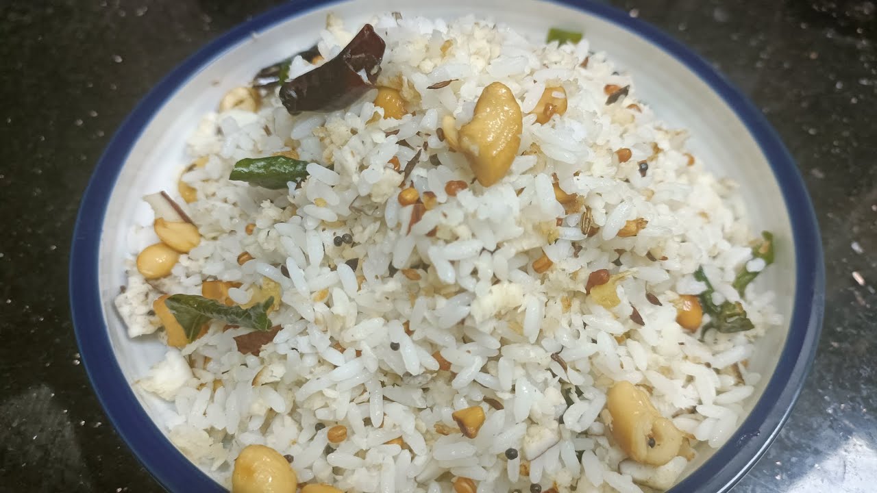Easy Coconut Rice/Ponni rice recipe@kappemkanjim - YouTube