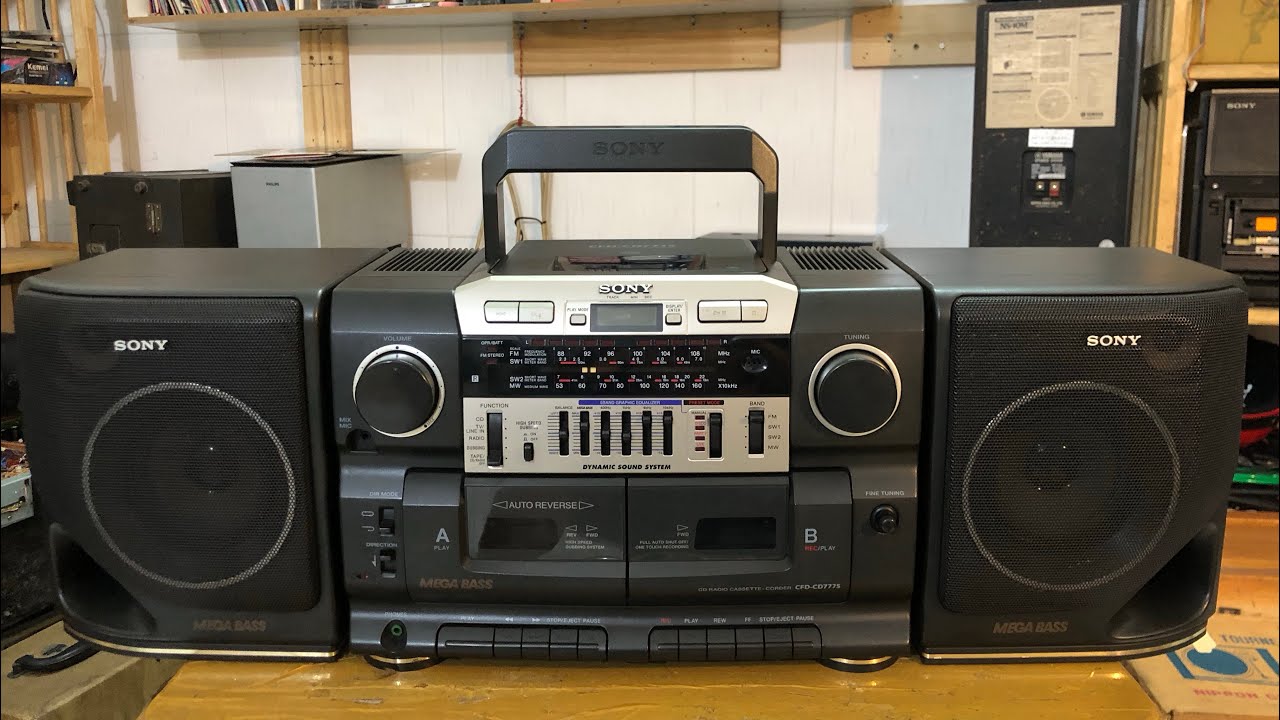 Cassette Sony CFD-CD777S đẹp Xuất Sắc, Mới Tinh,Rin nguyên bản. Giá ...