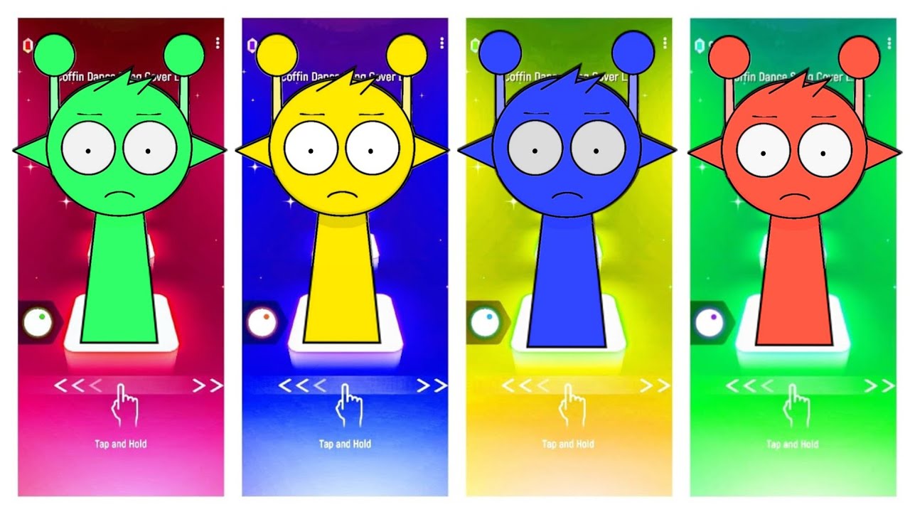 SPRUNKI 🆚 GREEN 💥 SPURNKI YELLOW SPRUNKI BLUE 🆚 SPRUNKI RED ♥️ EDM RUSH ...