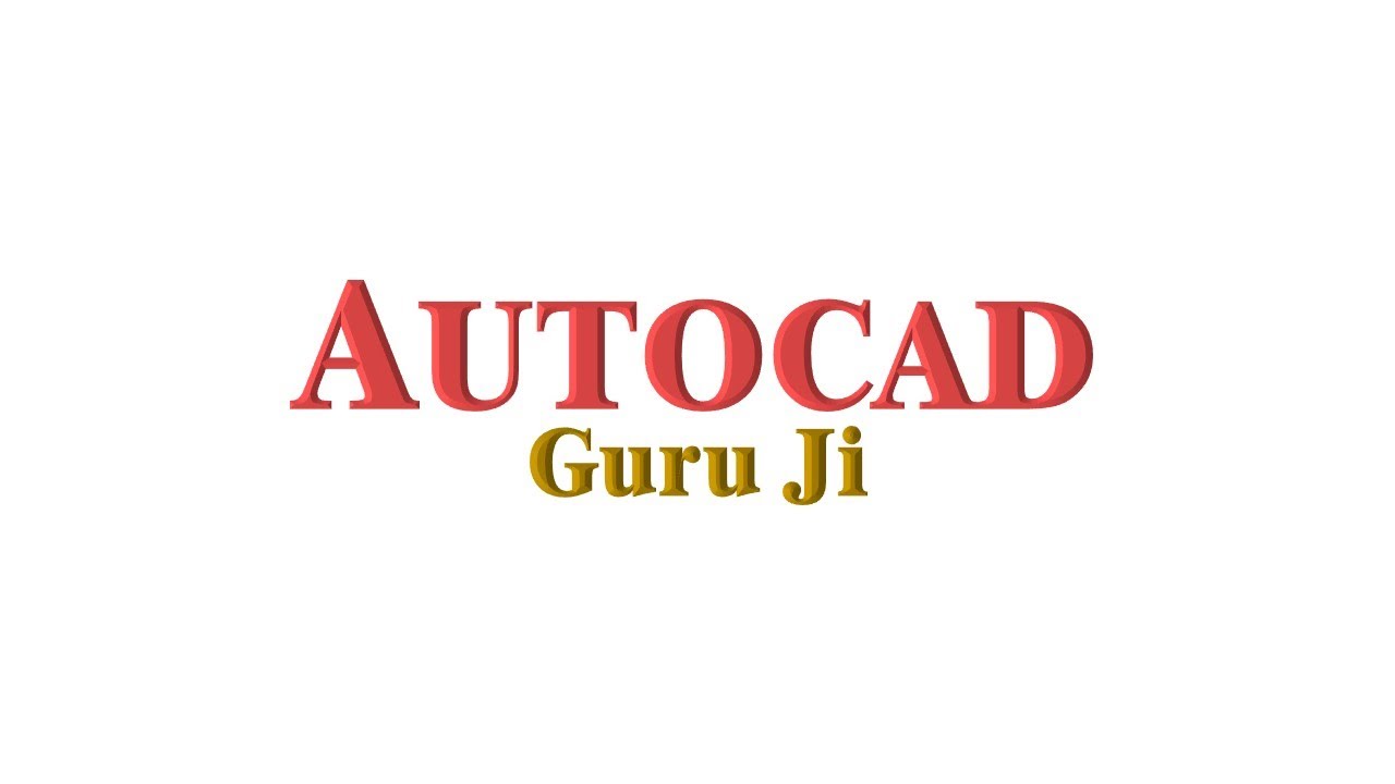 AUTOCAD GURU JI INTRO VIDEO - YouTube