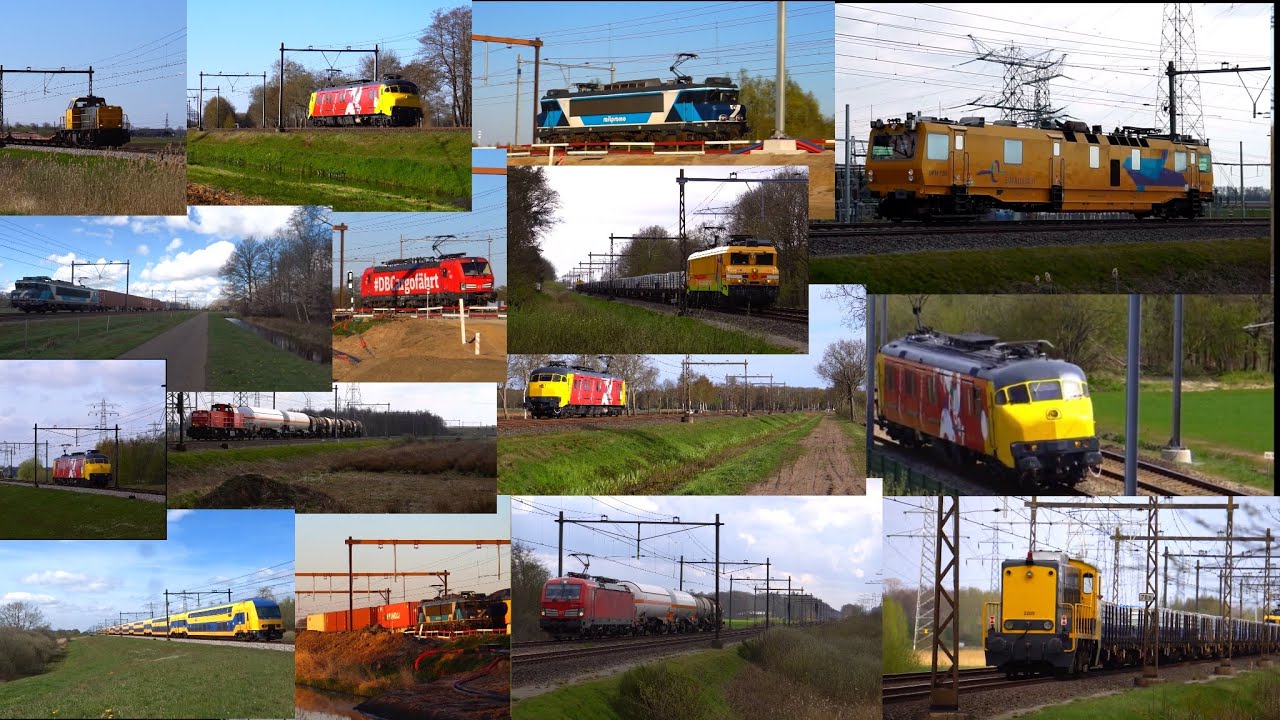 Hoogtepunten op het spoor April 2021 // dutch railroad crossing - YouTube