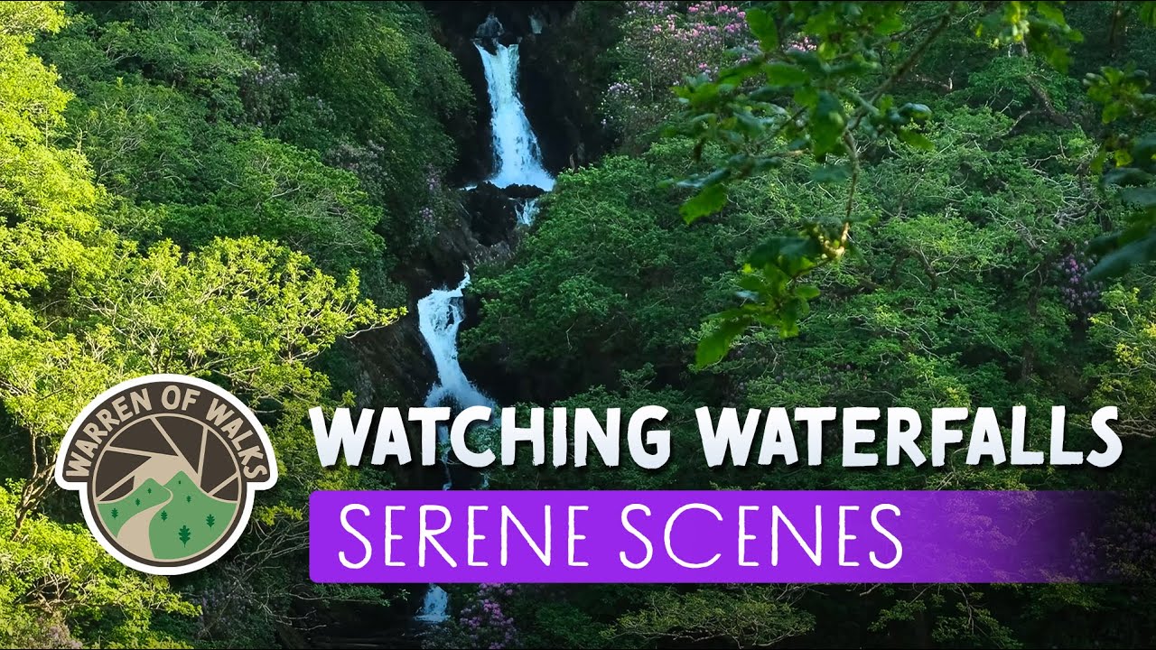 Watching Waterfalls - Serene Scenes - Mynach Falls - Ceredigion - Wales ...