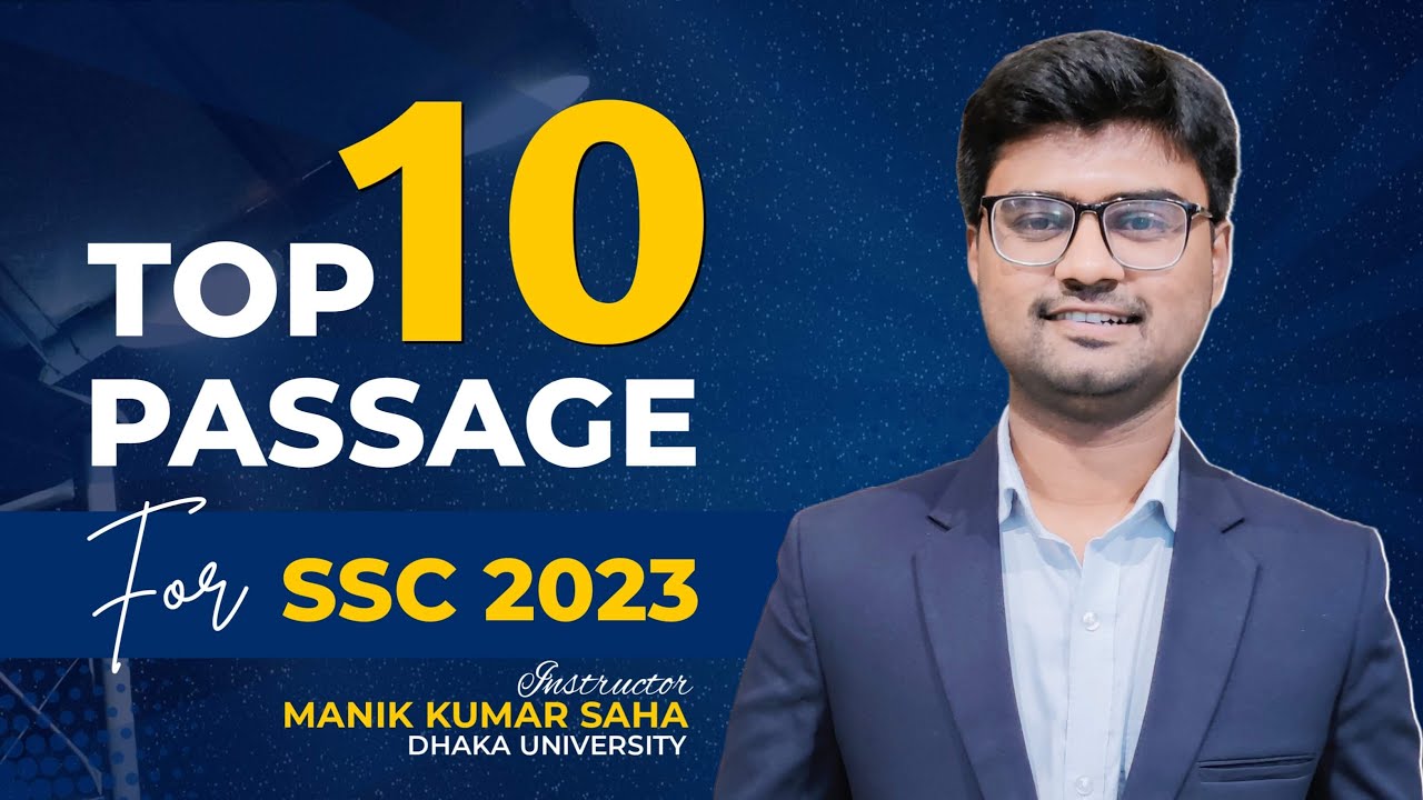 Top 10 Passages for SSC-23🔥 || মাত্র ১০ টি পেসেজ পড়েই SSC-23 এ ৩৫ ...
