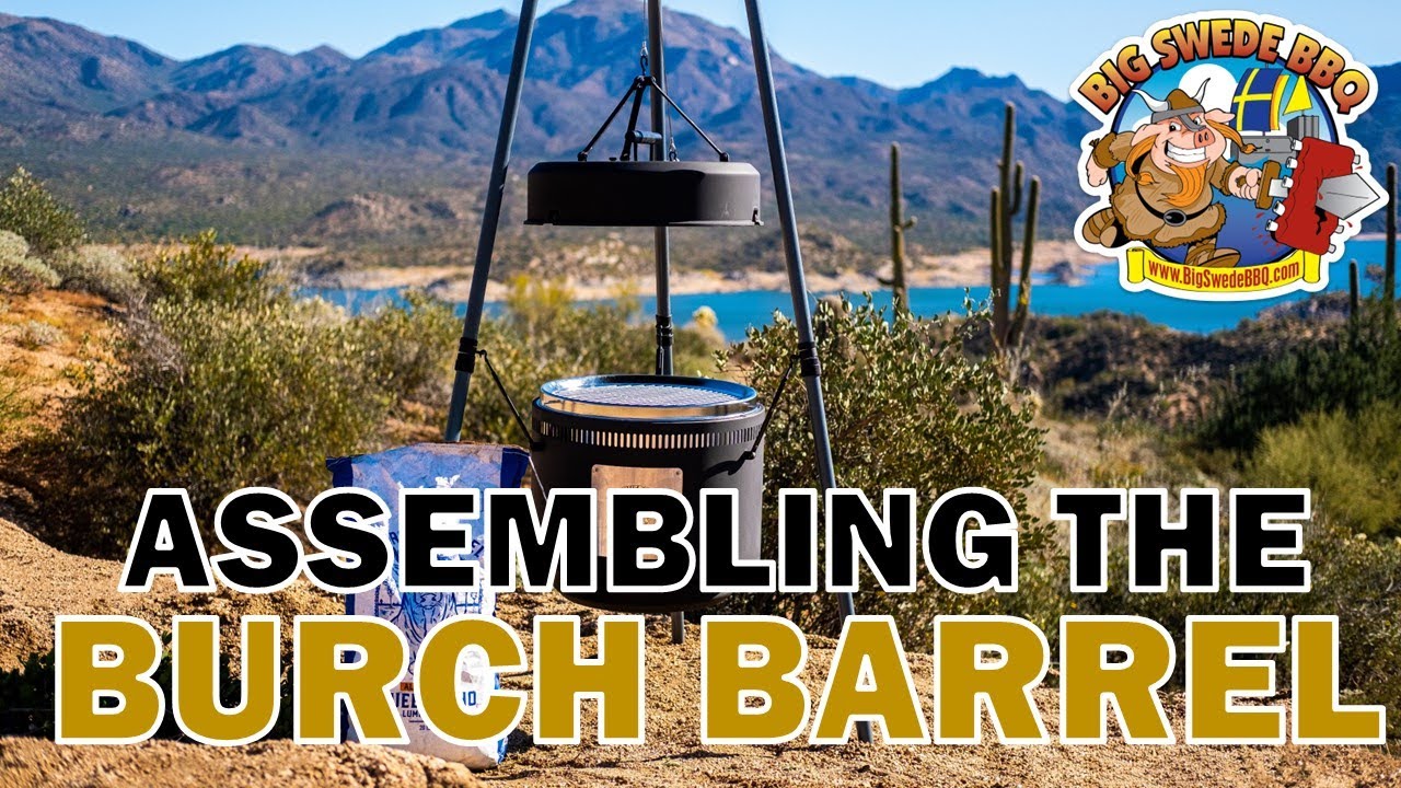 Unboxing and assembling the Burch Barrel | Coolest grill on the planet ...