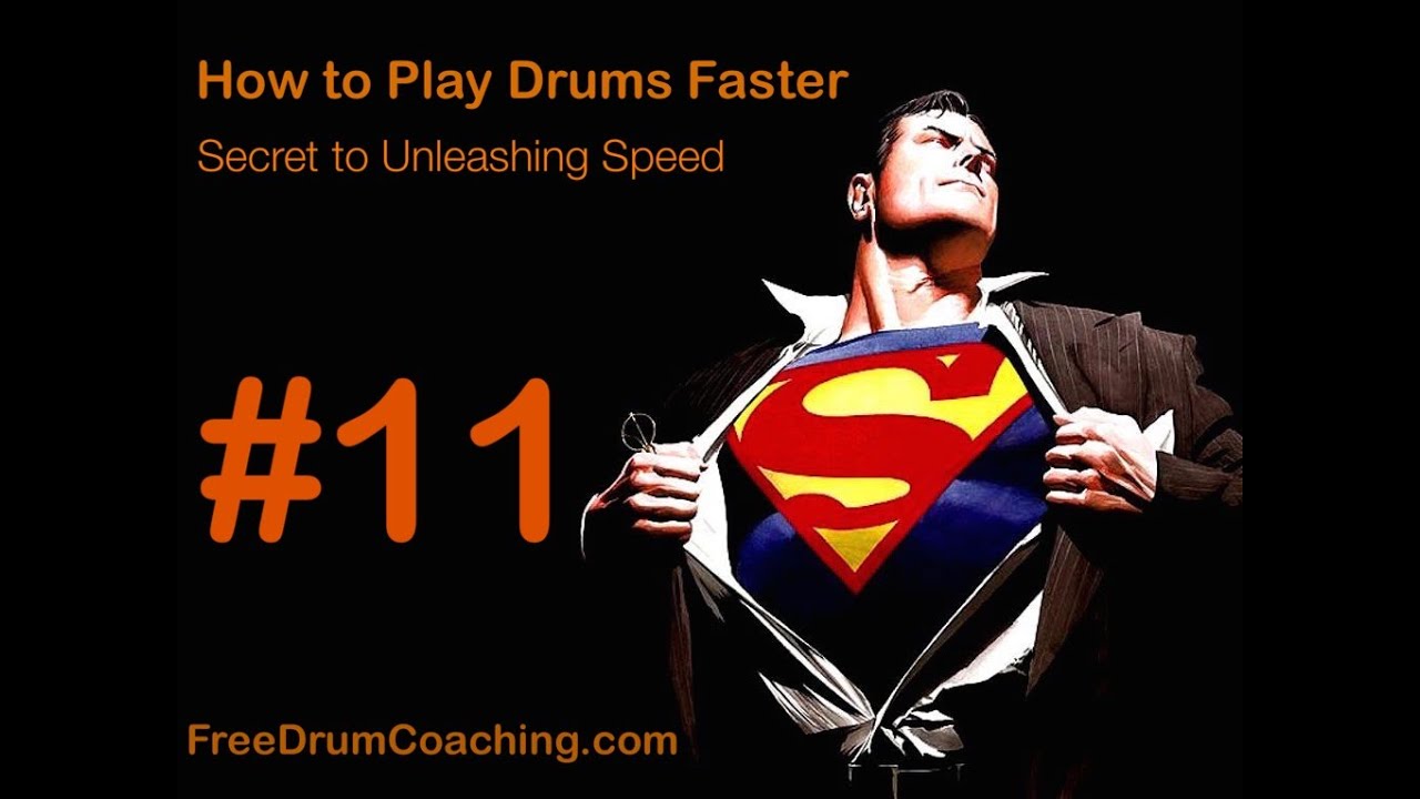 How to Drum Fast, Secret to Unleashing Speed ~ FreeDrumCoaching.com ...