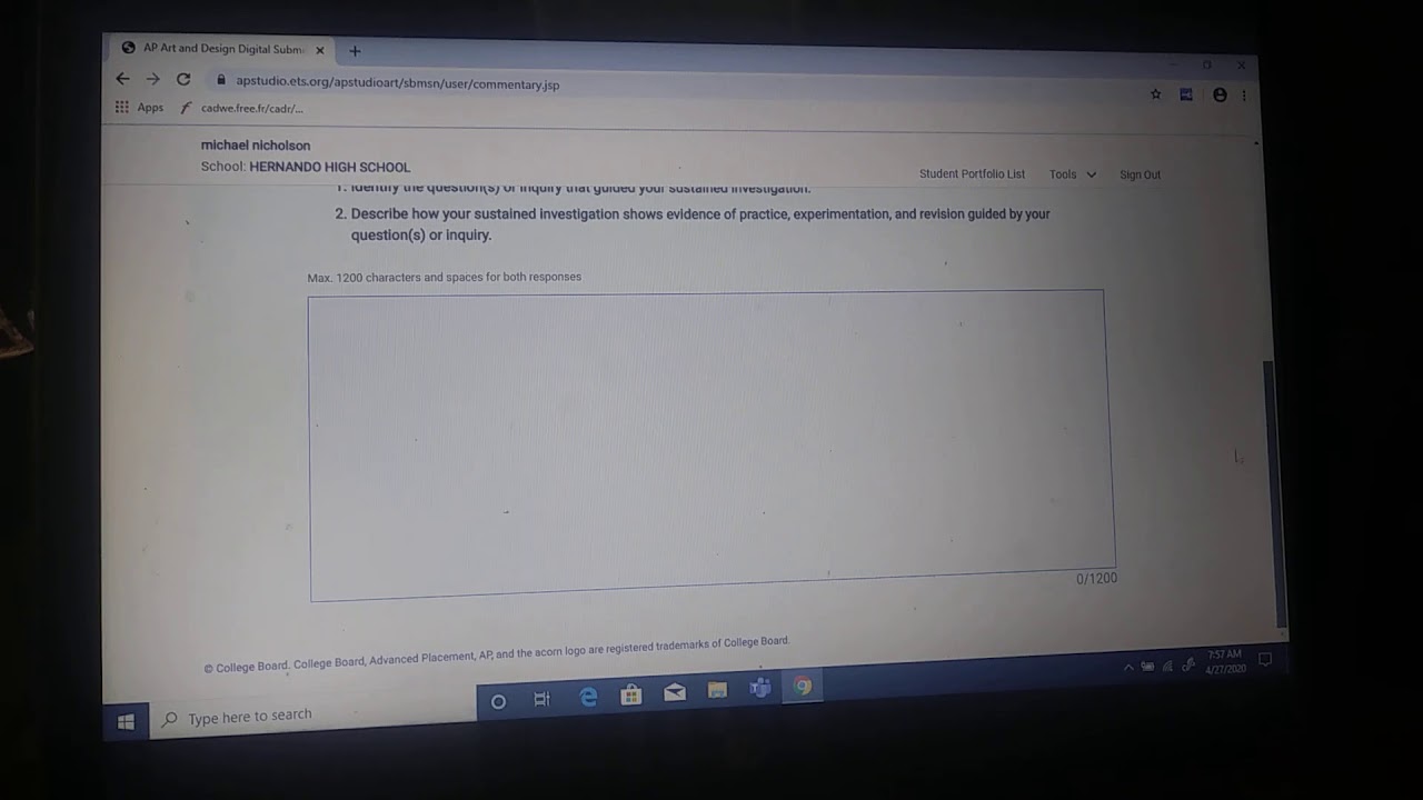 AP Studio Art Exam - YouTube