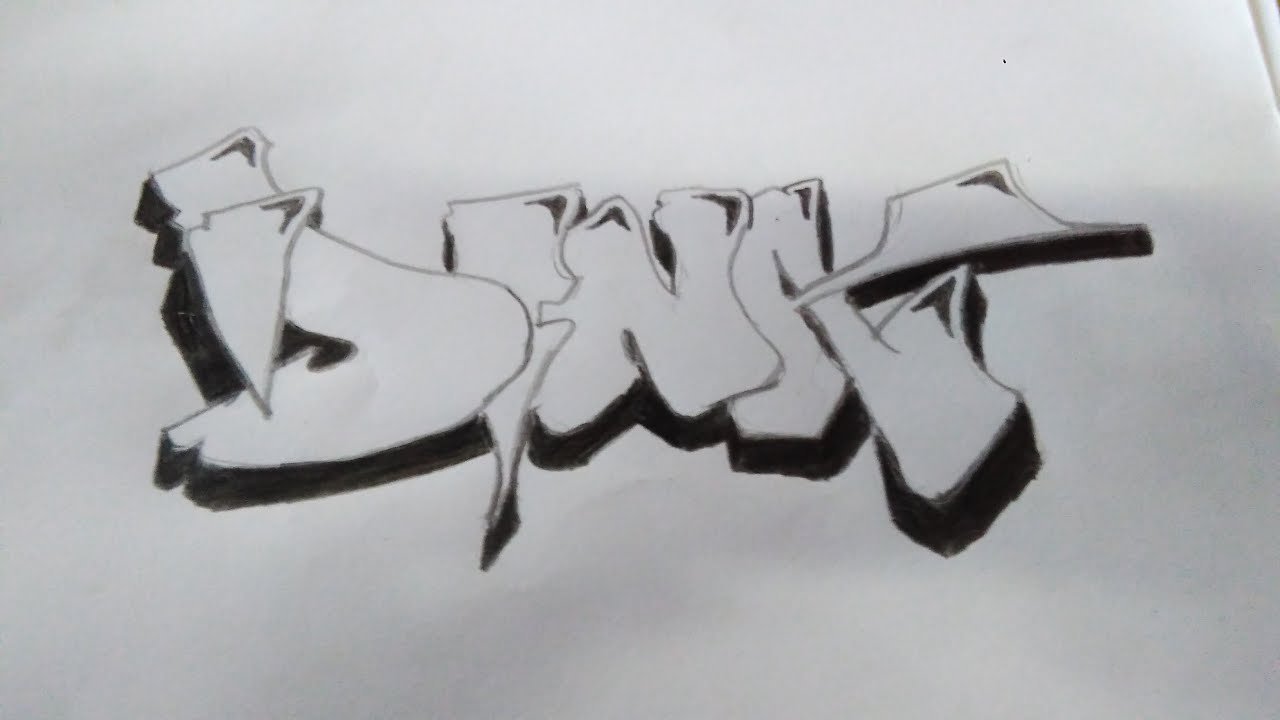 Graffiti nama Dina - YouTube