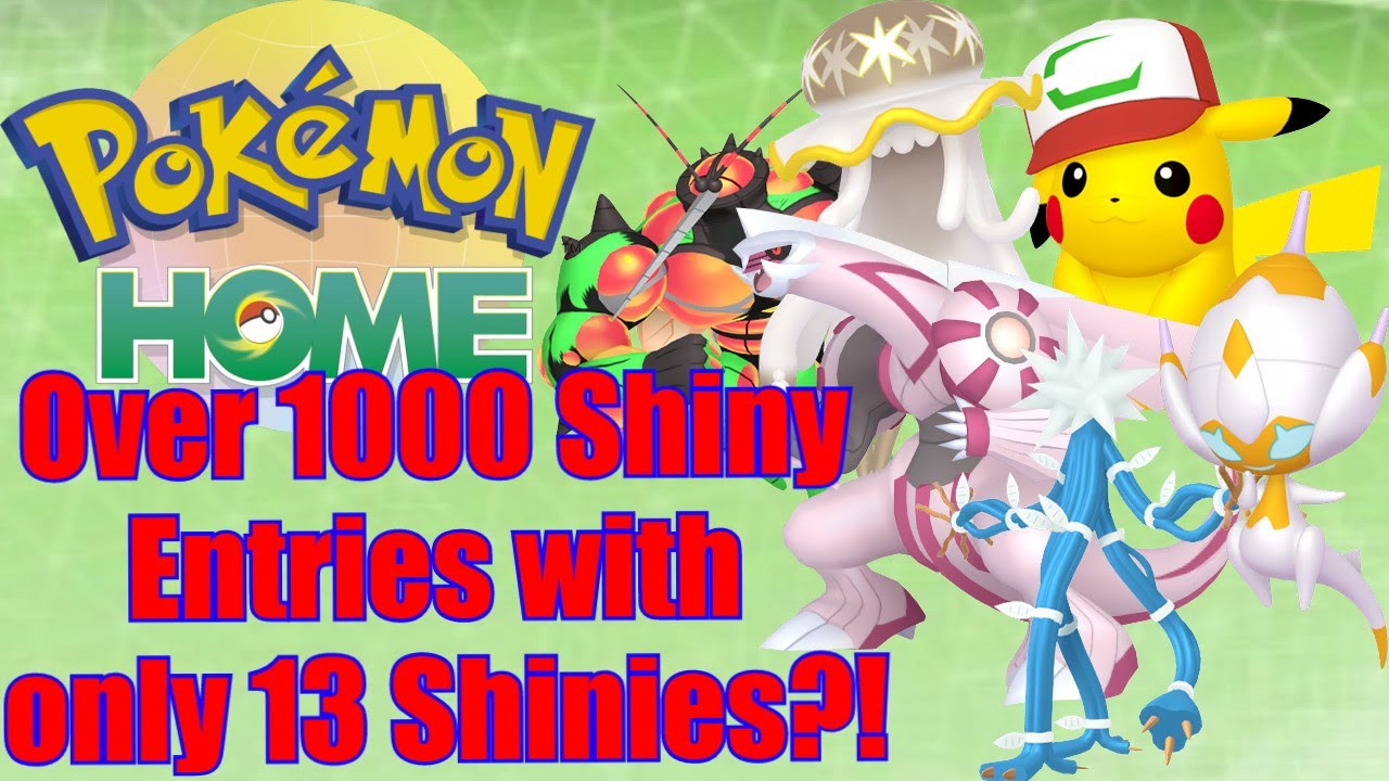 Is it possible to get EVERY Shiny Pokedex Entry in Pokemon Home? (Part ...