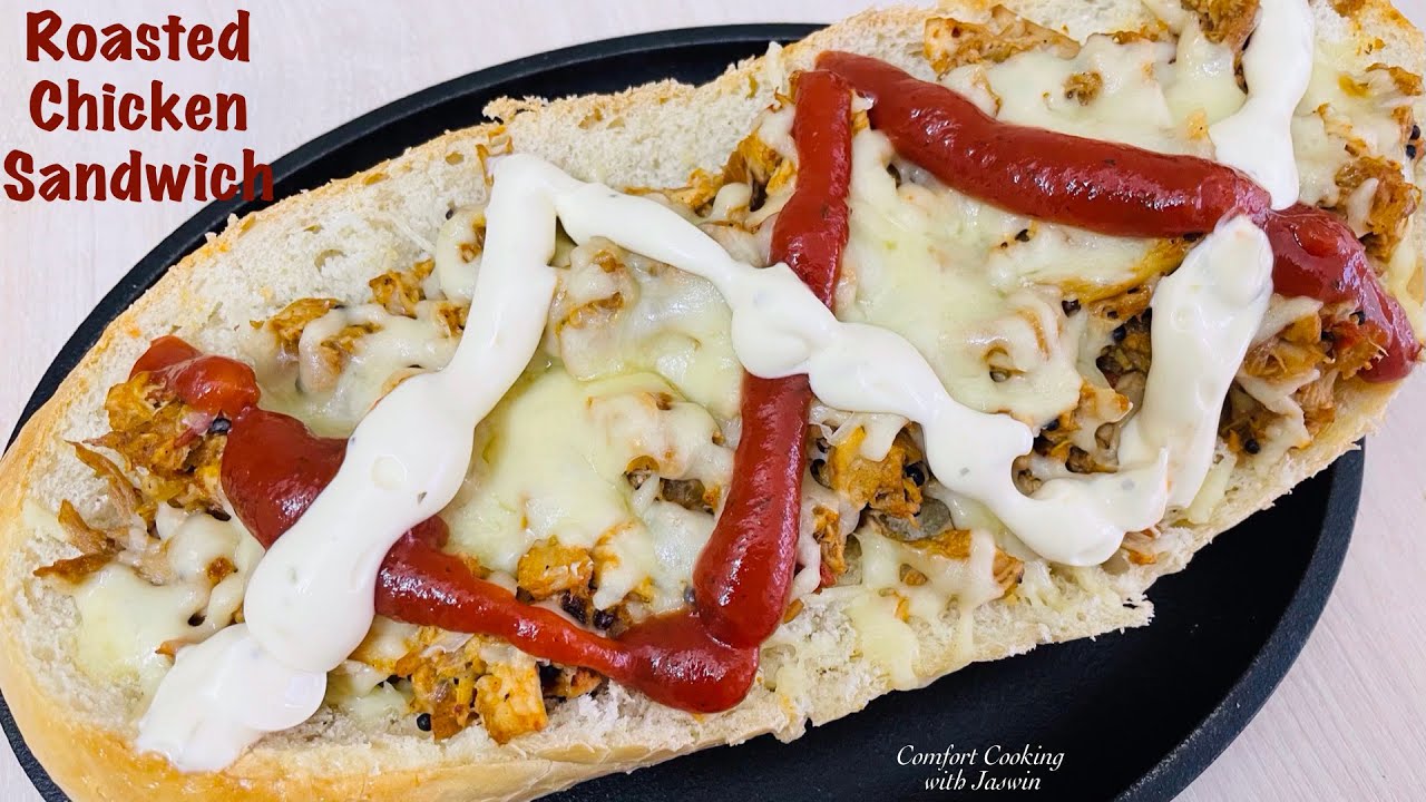 Roasted Chicken Sandwich Recipe | The Best Spicy Chicken Sandwich by ...