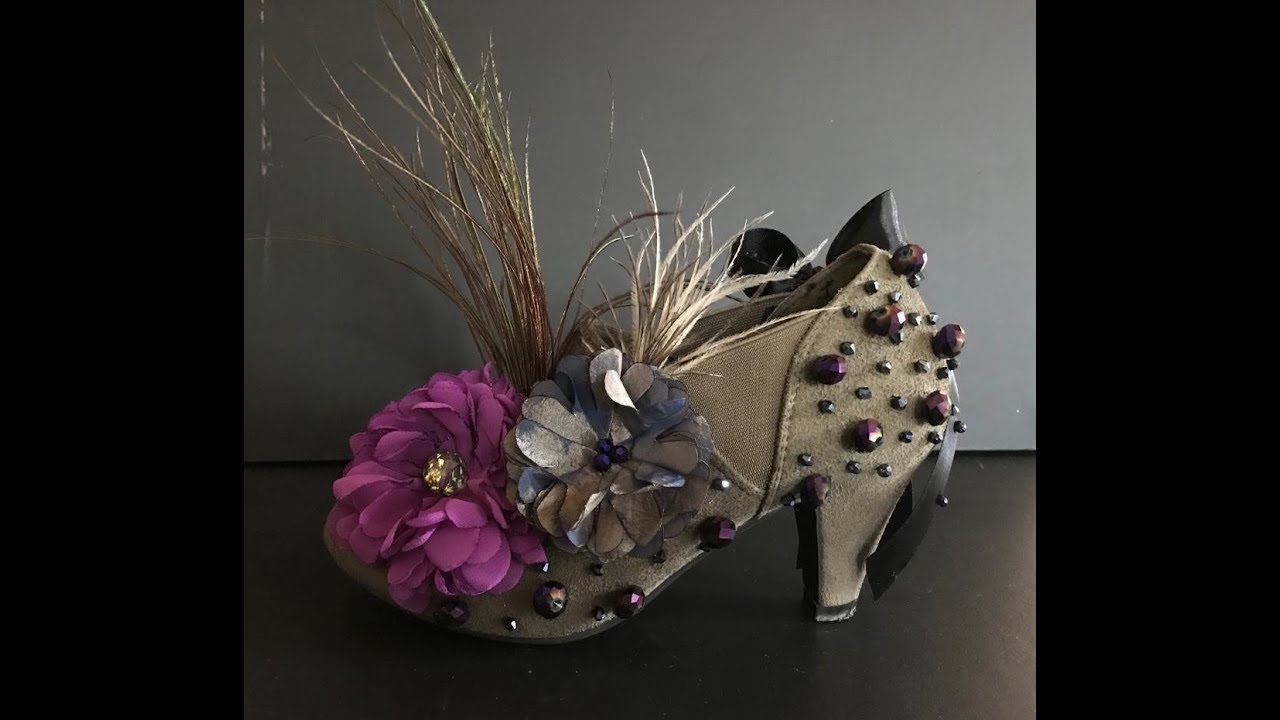 DIY Cristal Flower HIGH HEELS Decoration !!! - YouTube