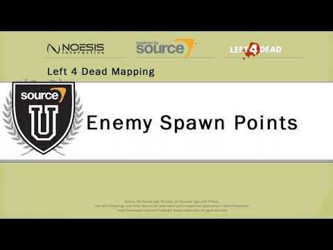 Left 4 Dead Mapping - 14: Enemy Spawn Points - Noesis Interactive Tutorial - YouTube
