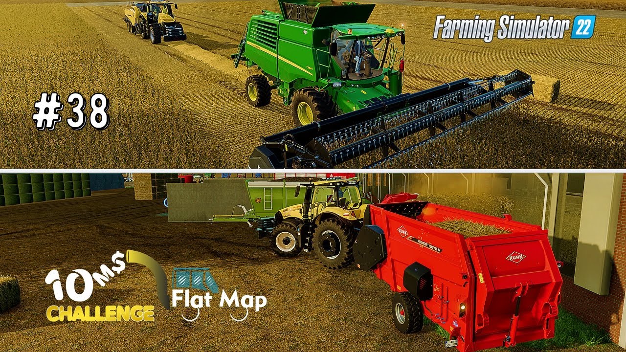 farming Simulator 22 fs22 timelapse Ep #38 Flat Map fs22 Mods - YouTube