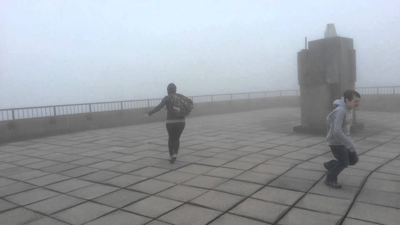 Mt. Washington. 37 degrees with 40 mph wind on 8/5 - YouTube