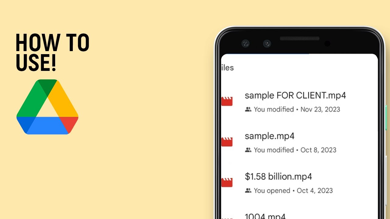 How to use Google Drive App [easy] - YouTube