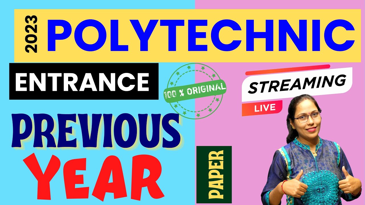 UP Polytechnic Previous Year Question Paper in Hindi and English Group ...