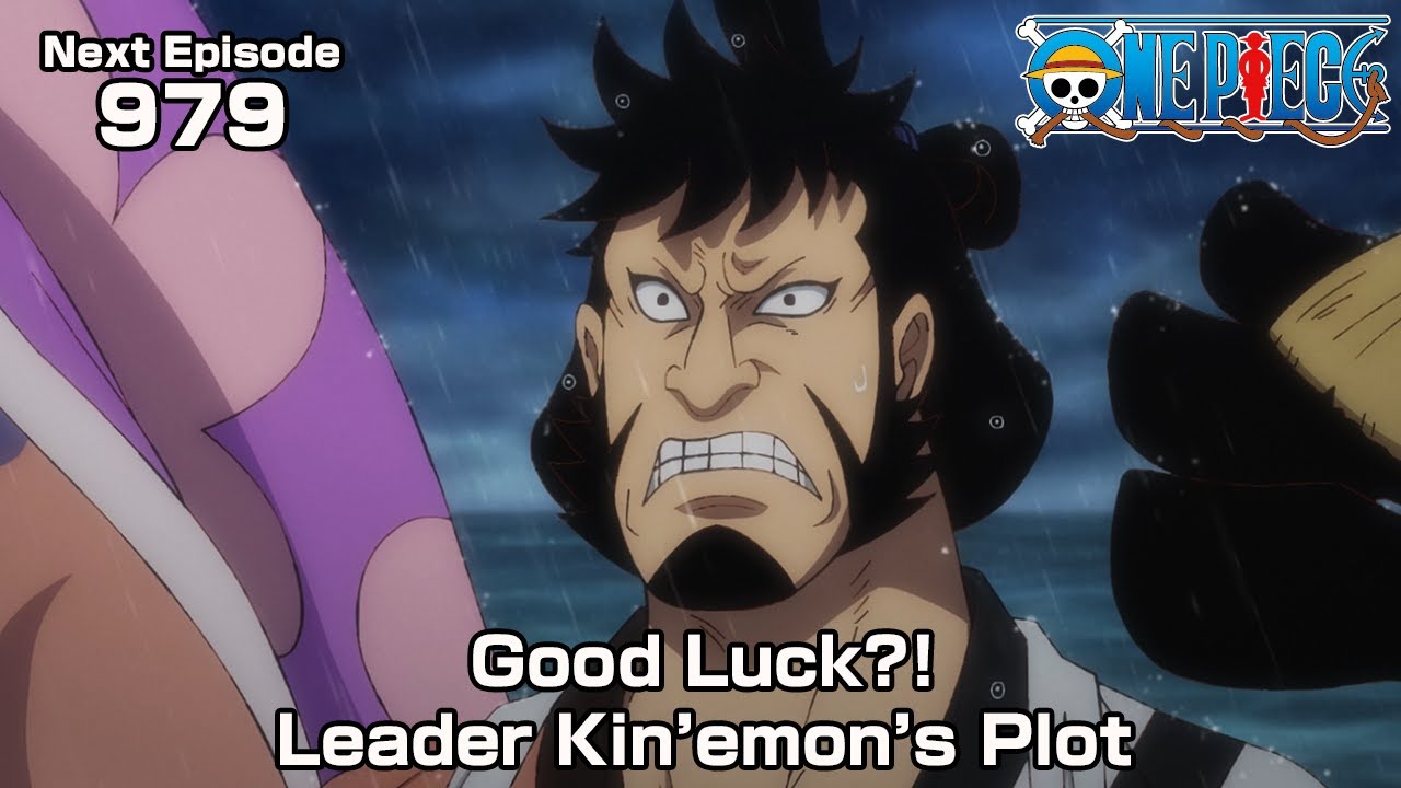 ONE PIECE episode979 "Good Luck?! Leader Kin’emon’s Plot" - YouTube