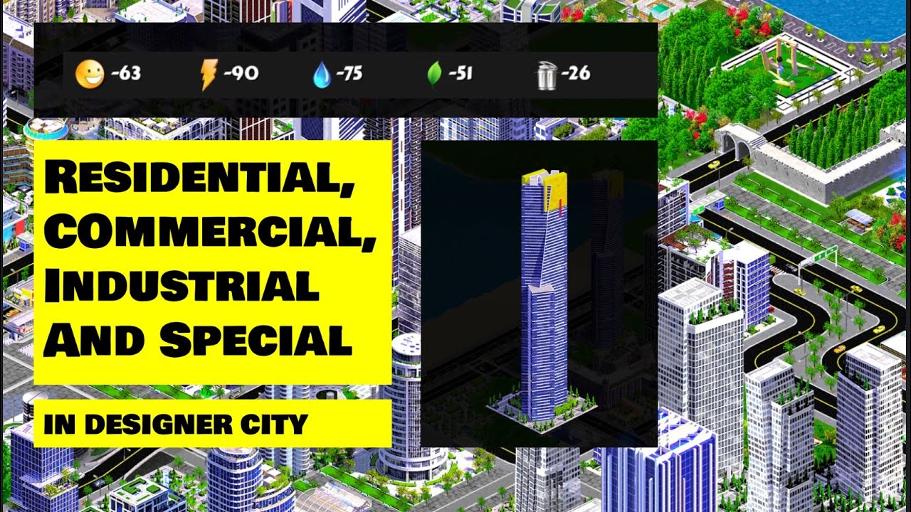 Designer City: Buildings Guide - Residential, Commercial, Industrial ...