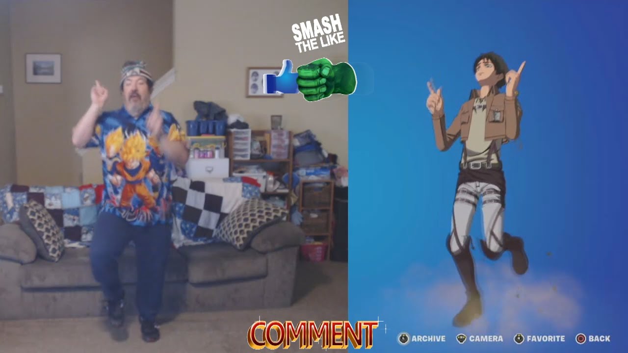 FFG Dance Fortnite Emotes Titan Run Rush - YouTube