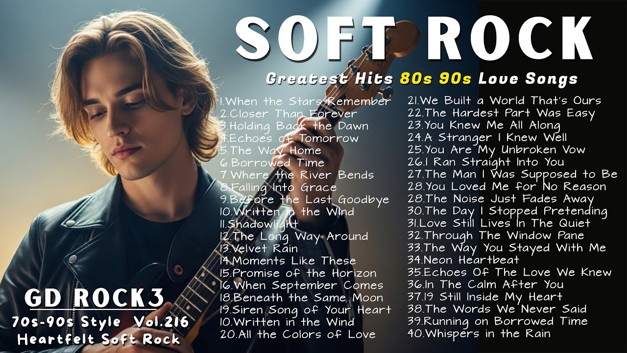 Best Soft Rock 80s-90s Greatest Hits Love Songs | Romantic Ballads Vol ...