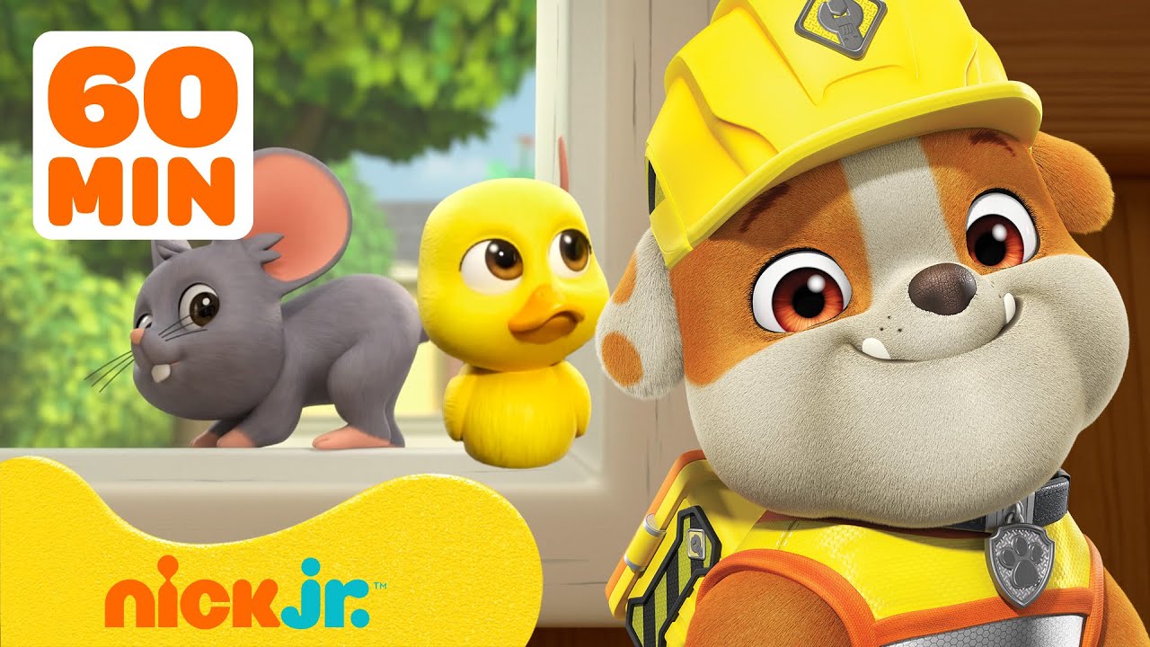 Rubble & Crew's BEST Animal Rescues In Builder Cove! #2 | 60 Minute ...