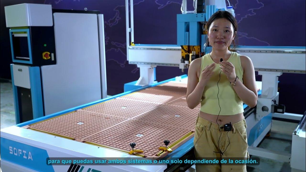 Máquina de corte CNC multifunción SOFIA personalizada - YouTube