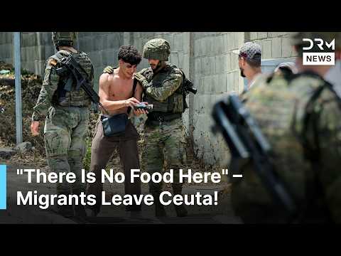 'There Is No Food Here': Migrants Leave Spain's Ceuta Enclave After Deadly Mass Crossing | AC1Z