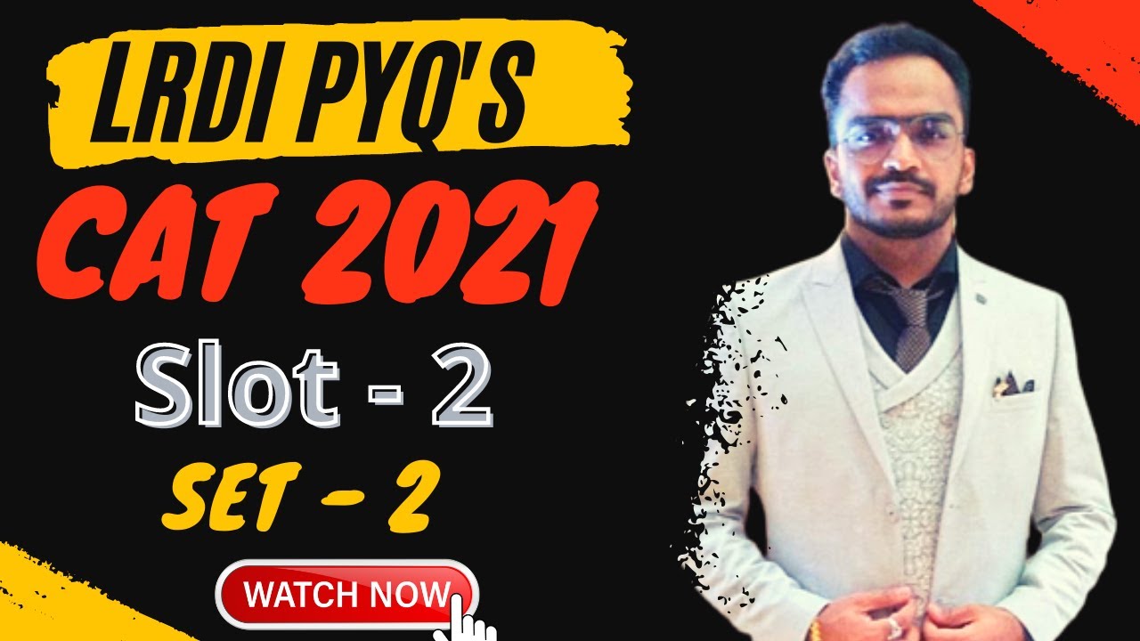 CAT 2021 Answer Key || CAT Previous Year Questions || CAT 2021 Slot - 2 ...