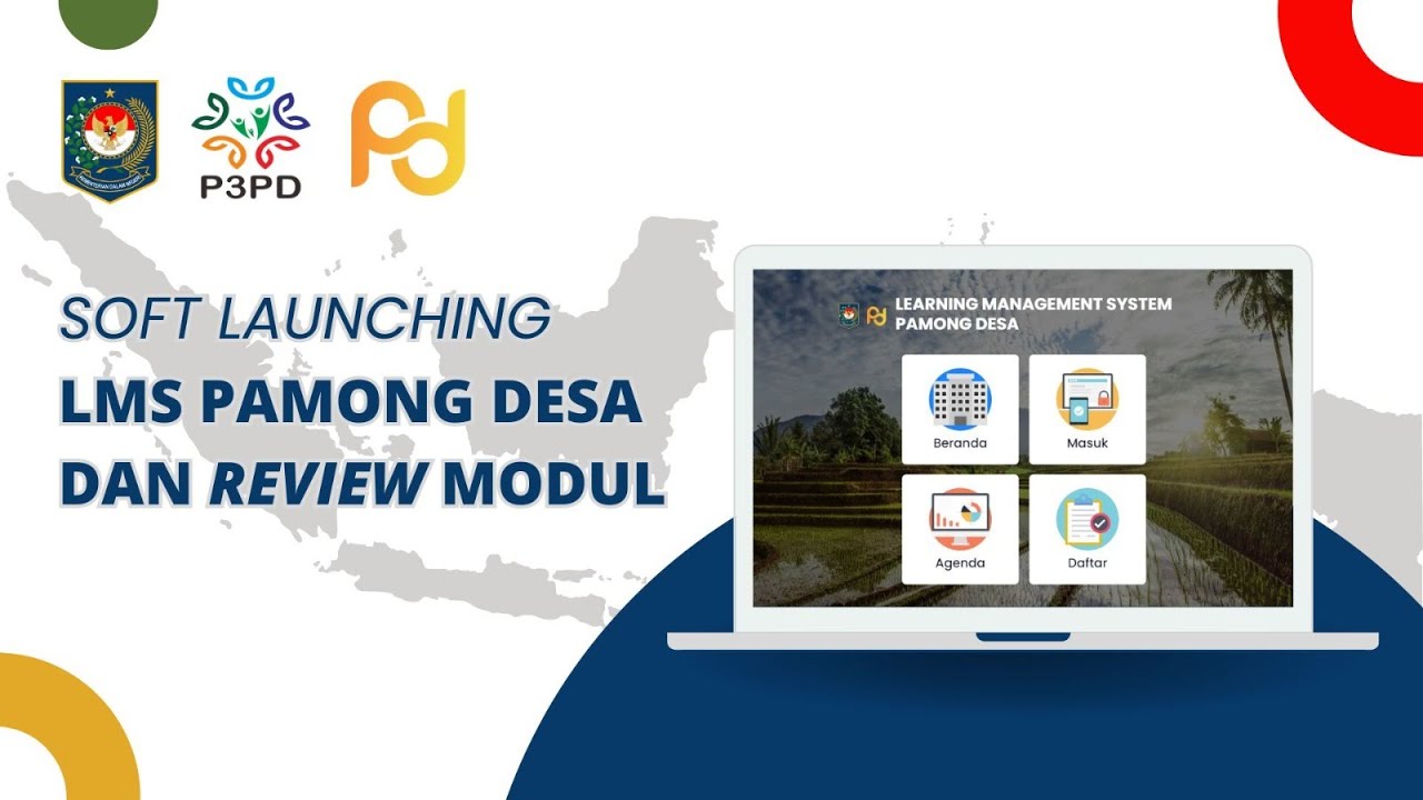 Soft Launching LMS Pamong Desa dan Review Modul - YouTube