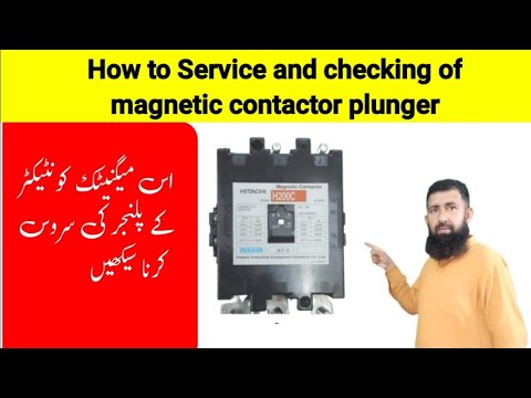How to General Service of Hitachi Magnetic Contactor H200C - YouTube