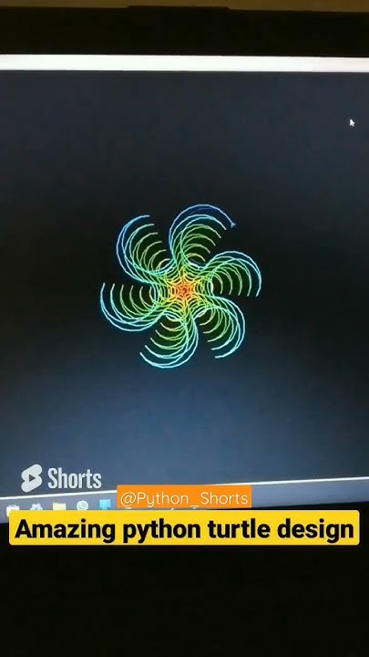 Python Turtle Design Amazing Python Turtle Design Python Shorts Youtube 6318