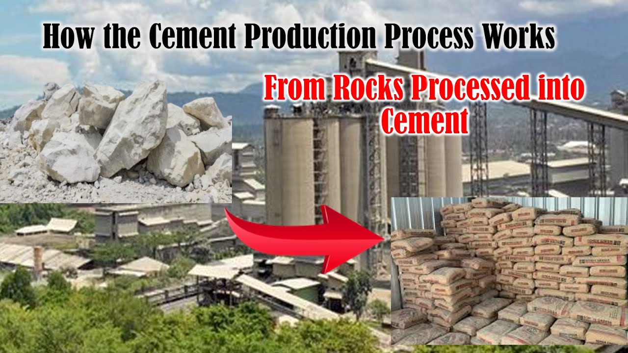 Cement Manufacturing Process - Stages Of The Cement Production Process ...