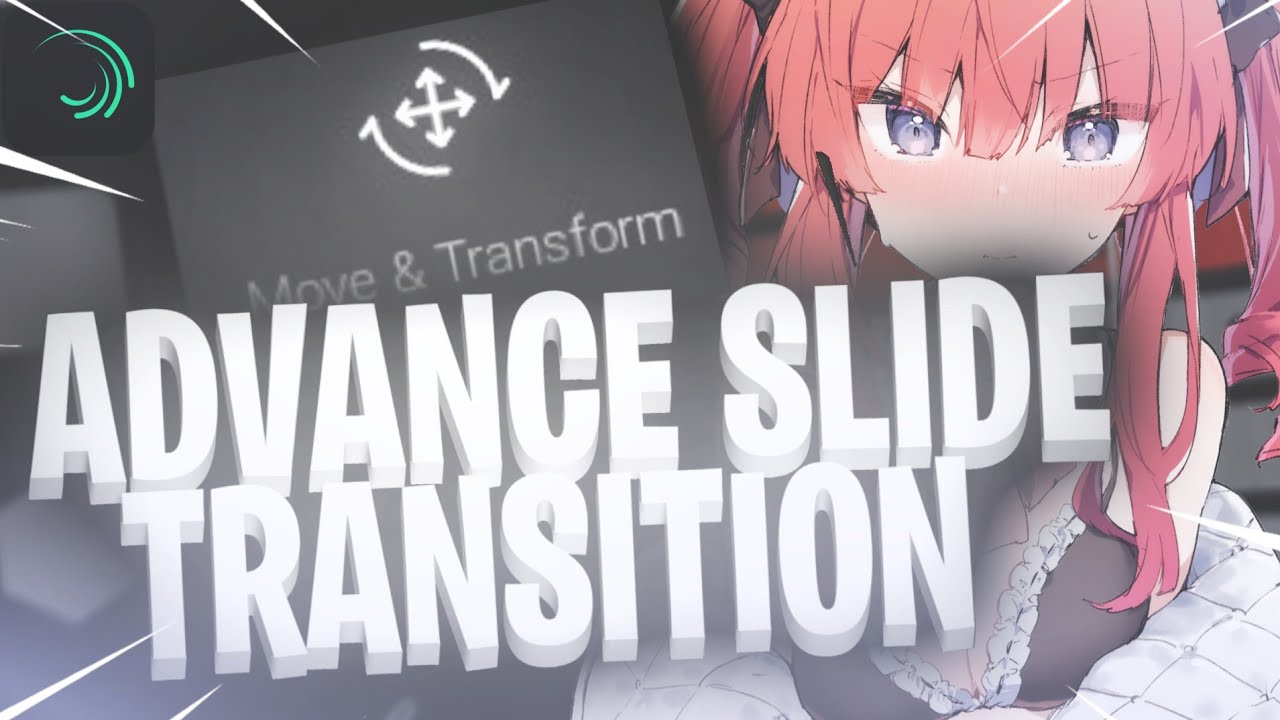 How to make advance slide transition on Alight motion - Tutorial AMV - YouTube