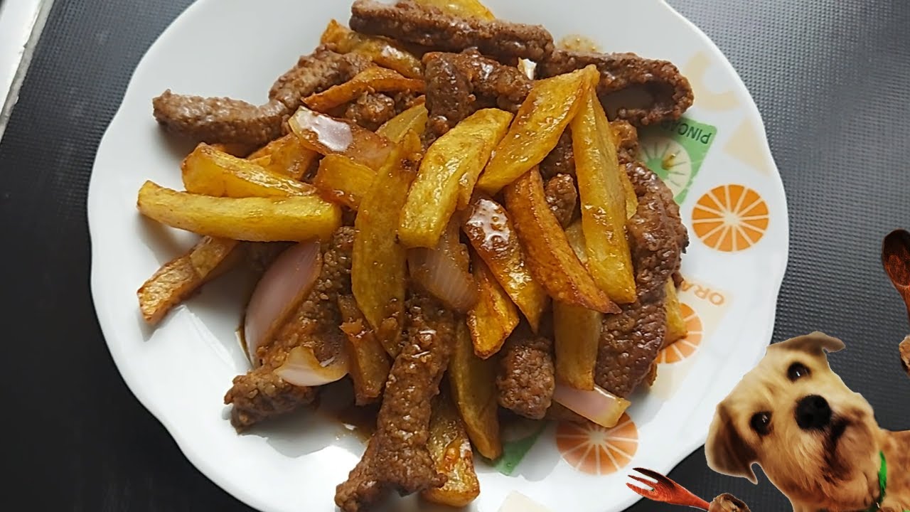 ¿Cómo preparar Lomo Saltado de Hígado de Res? | Receta Fácil - YouTube