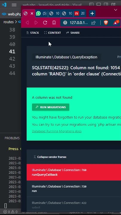 get random data in laravel #shorts - YouTube
