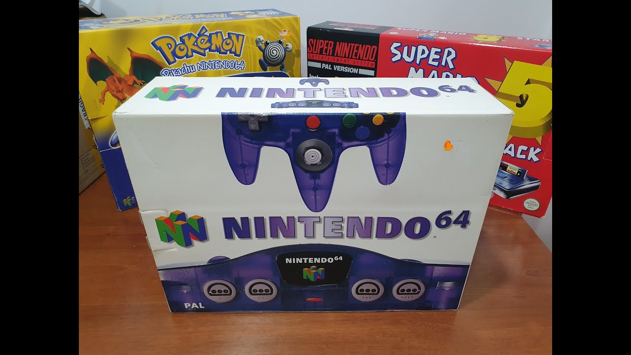 ESTAS NAVIDADES...REGALA RETRO NINTENDO 64 Grape Purple NUEVA - YouTube