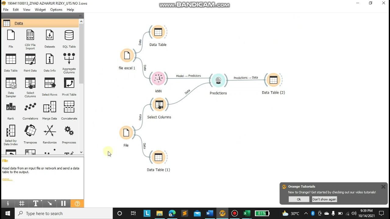 apk orange dengan knn (k=3) - YouTube