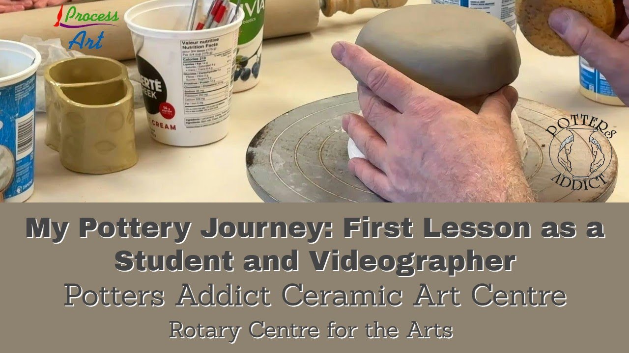 Pottery: My Pottery Journey: First Lesson as a Student and Videographer ...