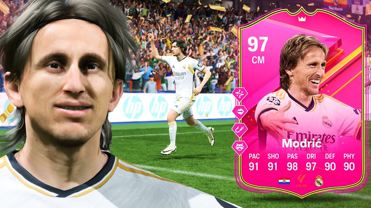 97 FUTTIES SBC Modric.. My midfield GOAT is BACK! 🐐 FC 24 Player Review ...