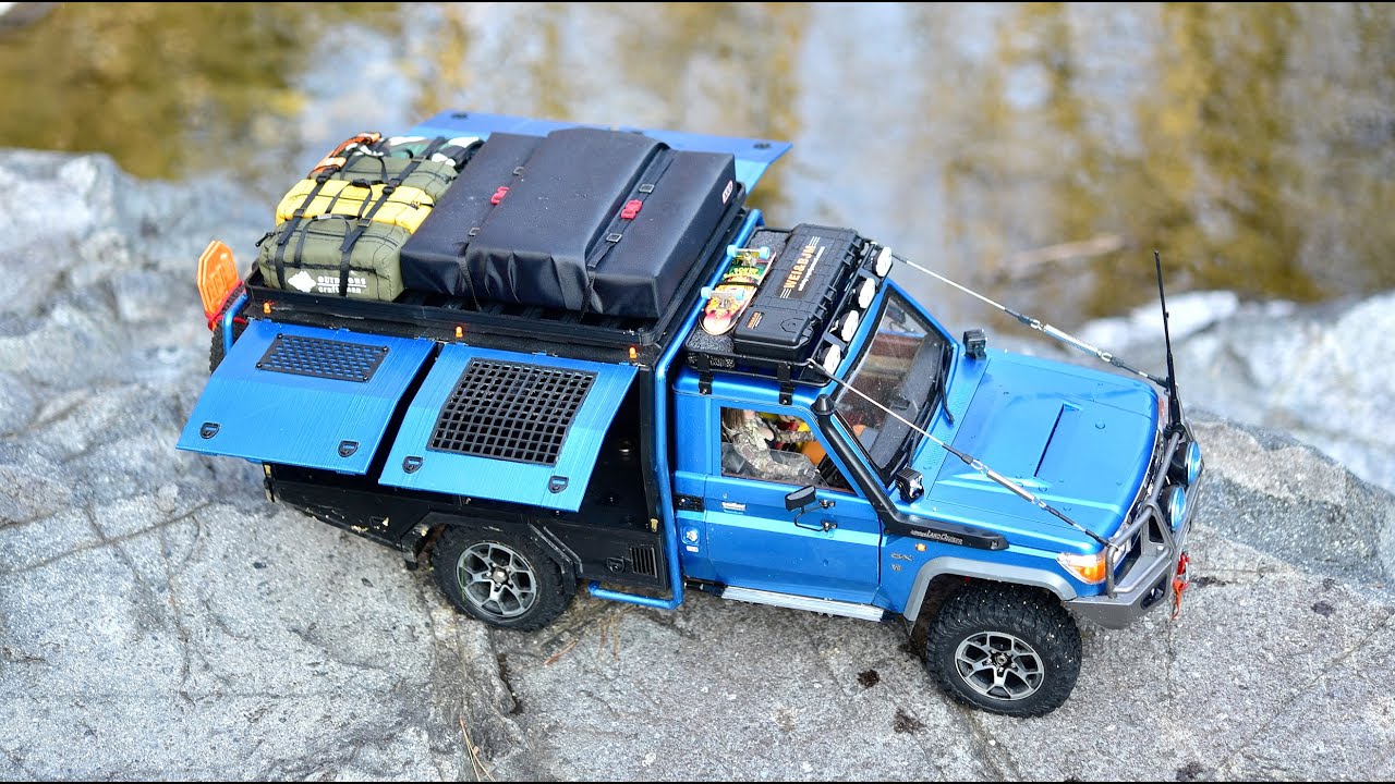 Land Cruiser LC70 (BRX01) Killerbody & rear bucket | 1/10 Scale RC Car ...