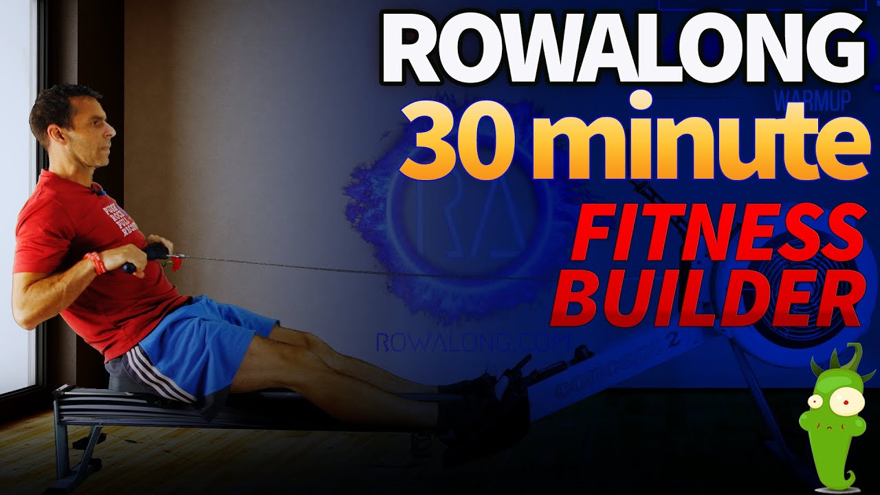 30 minute Indoor Rowing Workout - Fitness Building Row - 10KW1S2 - YouTube