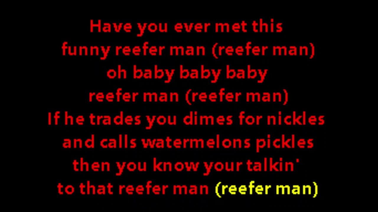 Cab Calloway - Reefer Man (Custom Karaoke Cover) - YouTube