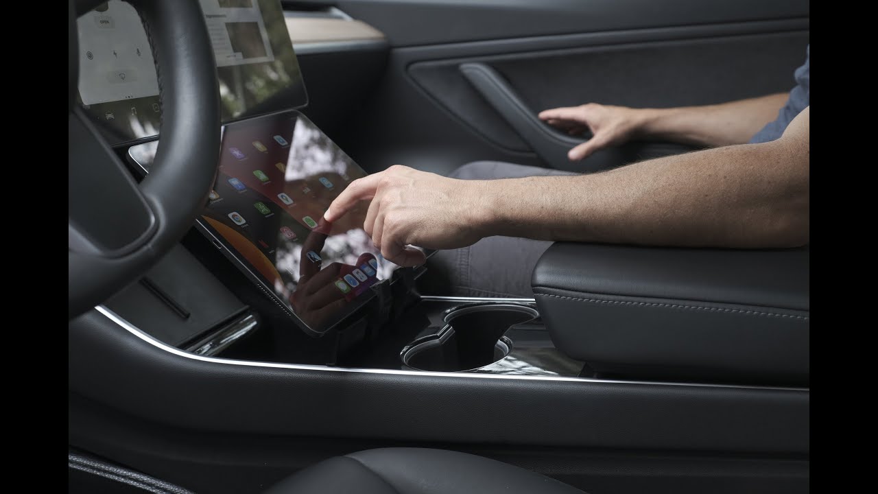 Tesla iPad Mount - Model 3/Y - Pre-2021 Models Only - YouTube