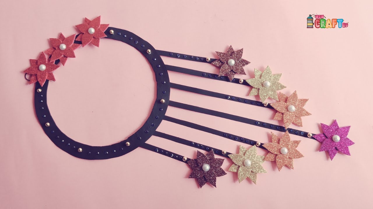 New Wallmate Design | Paper Wallmate | Glitter Paper Craft - YouTube